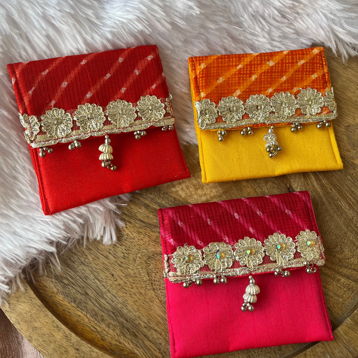 Traditional Coin Pouch in vibrant colours – Exotica Creations